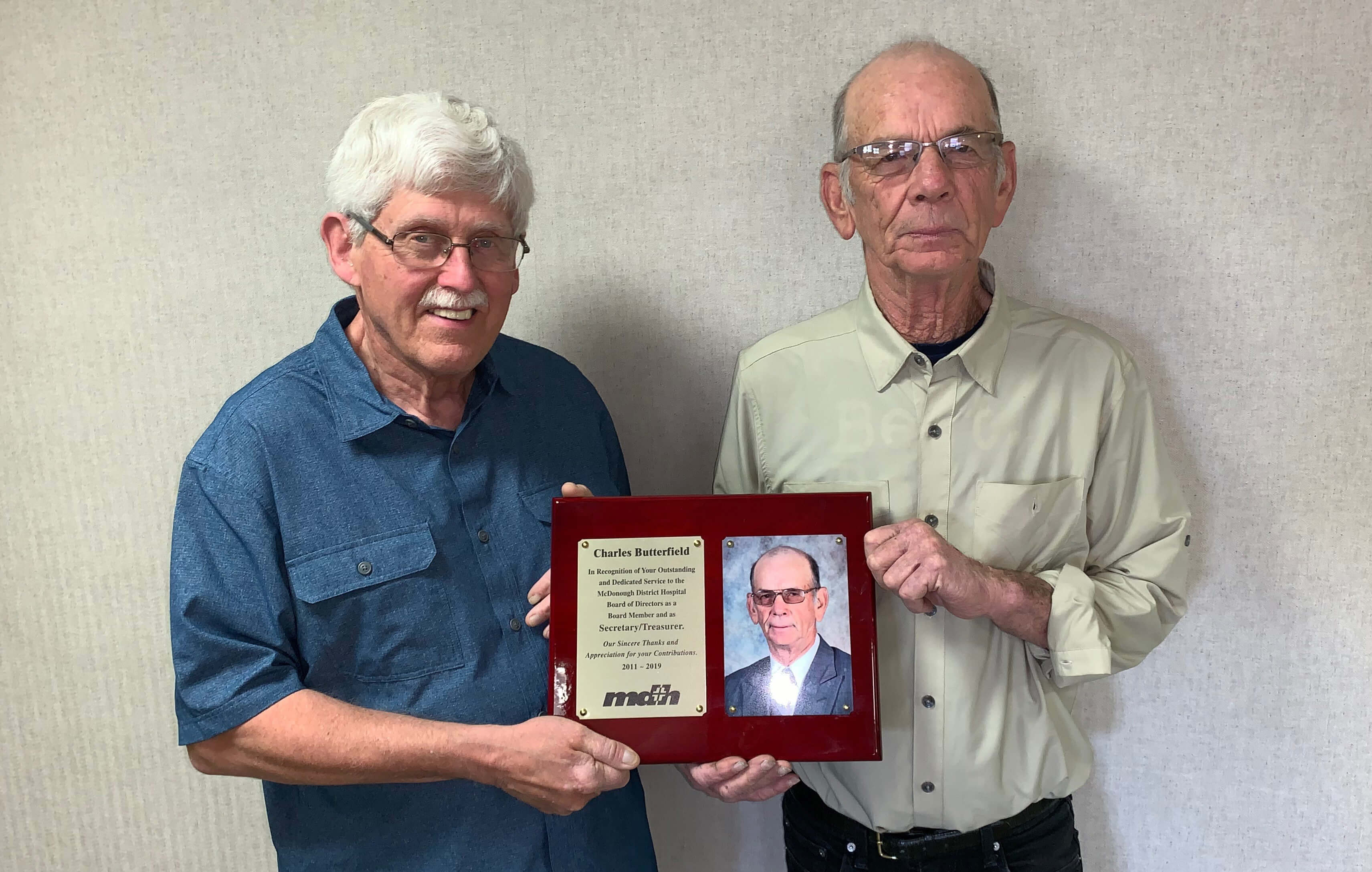 Thank You Chuck Butterfield